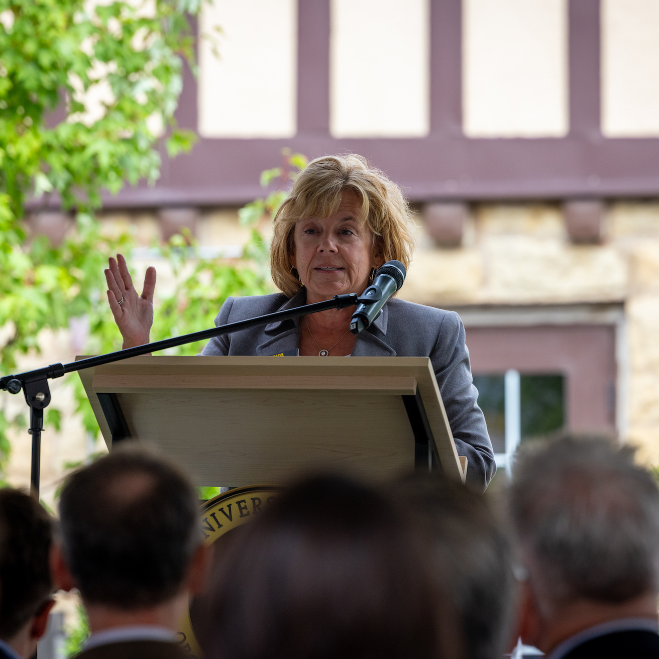 UI President Wilson Speaks at Nonfiction Writing House Dedication ...
